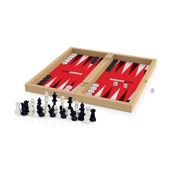 Conjunto de Gamão Clássico Personalizado | Ninja Brindes