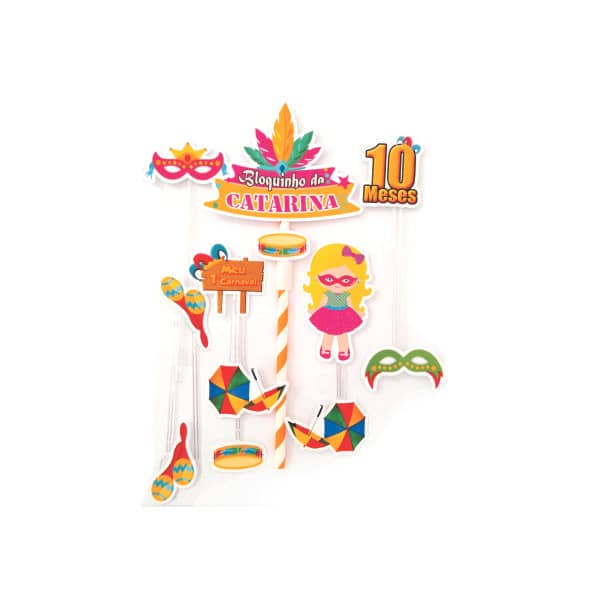 Kit Carnaval para Festas Personalizado | Ninja Brindes