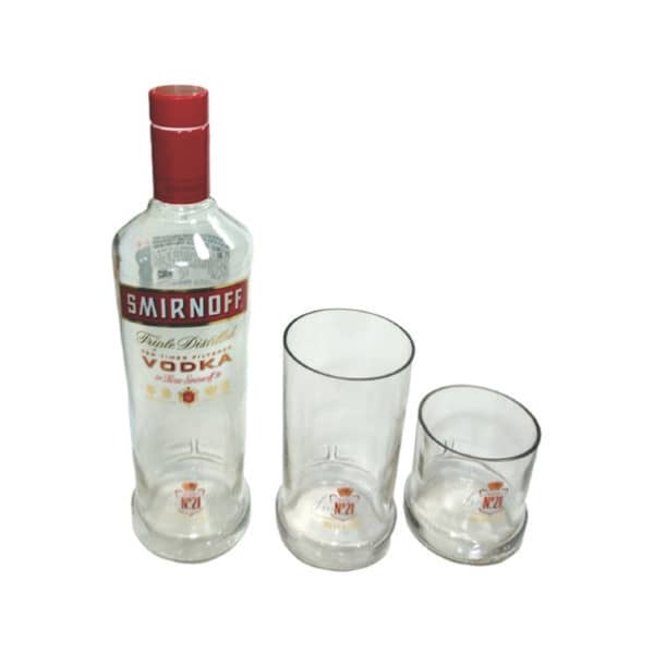 Kit Vodka Smirnoff 350ML e 2 Copos | Ninja Brindes