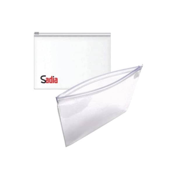 Pasta Zip Zap PVC Transparente Personalizada | Ninja Brindes