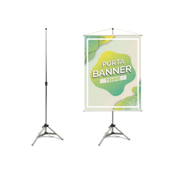 Porta-Banner de Aluminio Personalizado | Ninja Brindes